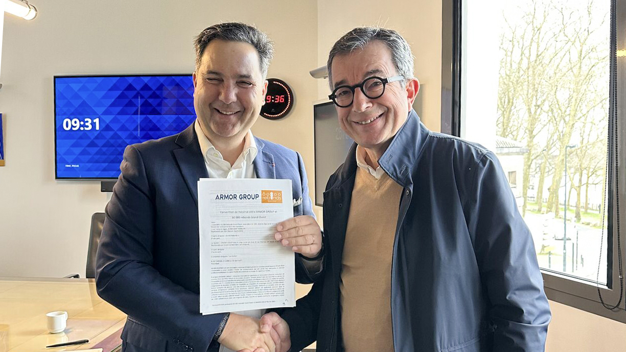 Armor Group signe une convention avec 60 000 Rebonds