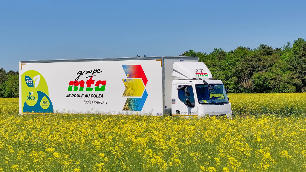 Le groupe de transport MTA passe au 100 % colza