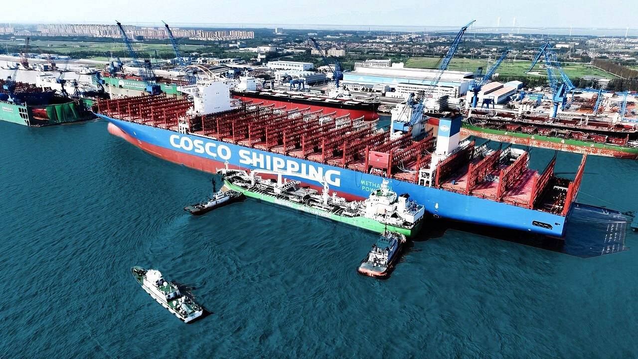 Everllence convertit au méthanol un moteur de porte-conteneurs géant